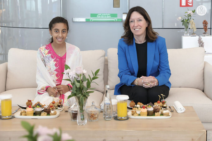 In the presence of Alyazia bint Nahyan bin Mubarak, Fakhra bint Diab ...