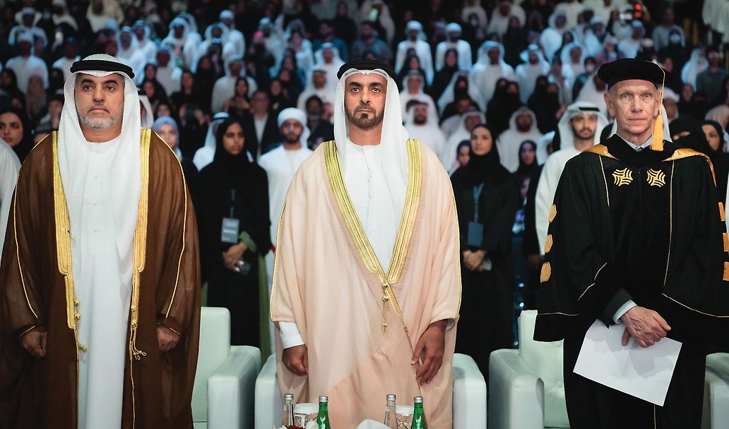 Under the patronage of Mohamed bin Zayed and in the presence of Saif ...