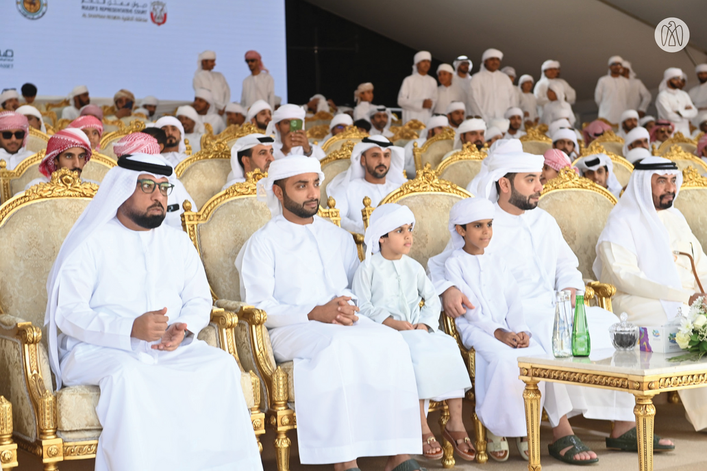 Hazza bin Sultan bin Zayed and Khalid bin Sultan bin Zayed witness the ...