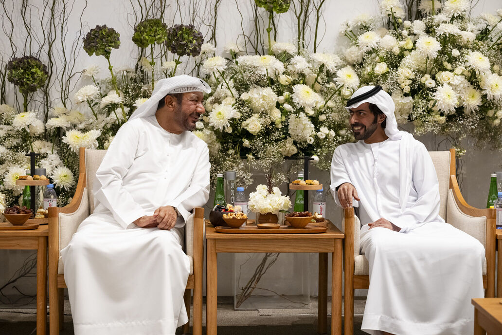 Khaled bin Mohamed bin Zayed attends Abdullah Mohamed Salem Al Dhaheri ...