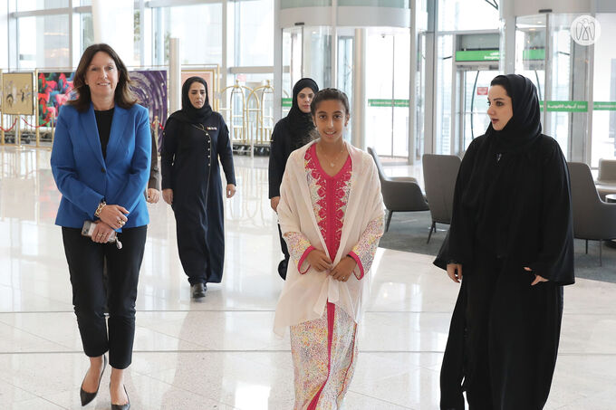 In the presence of Alyazia bint Nahyan bin Mubarak, Fakhra bint Diab ...