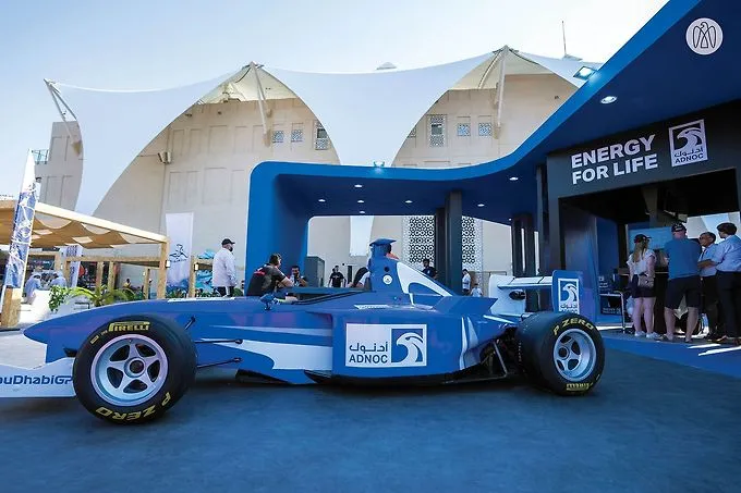 Khaled Bin Mohamed Bin Zayed Visits Yas Marina Circuit