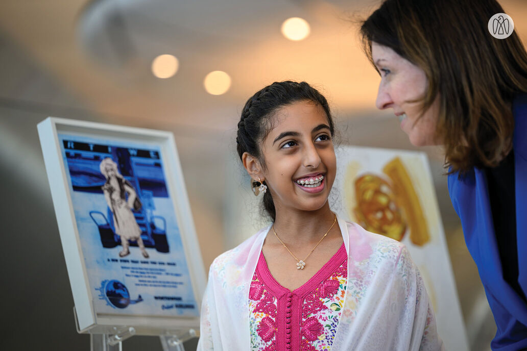 In the presence of Alyazia bint Nahyan bin Mubarak, Fakhra bint Diab ...