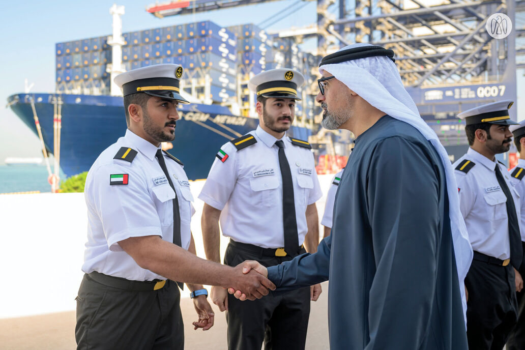Khaled bin Mohamed bin Zayed Inaugurates CMA Terminals Khalifa Port
