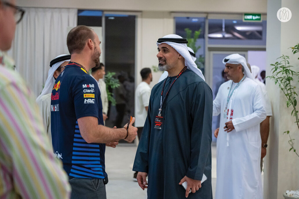 Khaled bin Mohamed bin Zayed attends activations at 16th Formula 1 ...