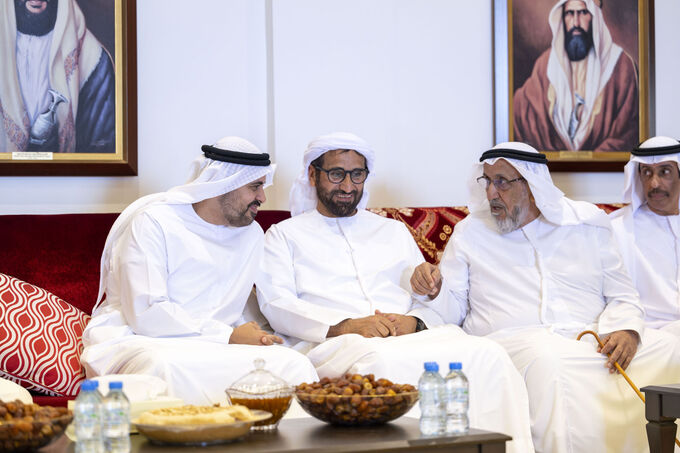 Theyab Bin Mohamed Bin Zayed Offers Condolences To Faris Khalaf Al