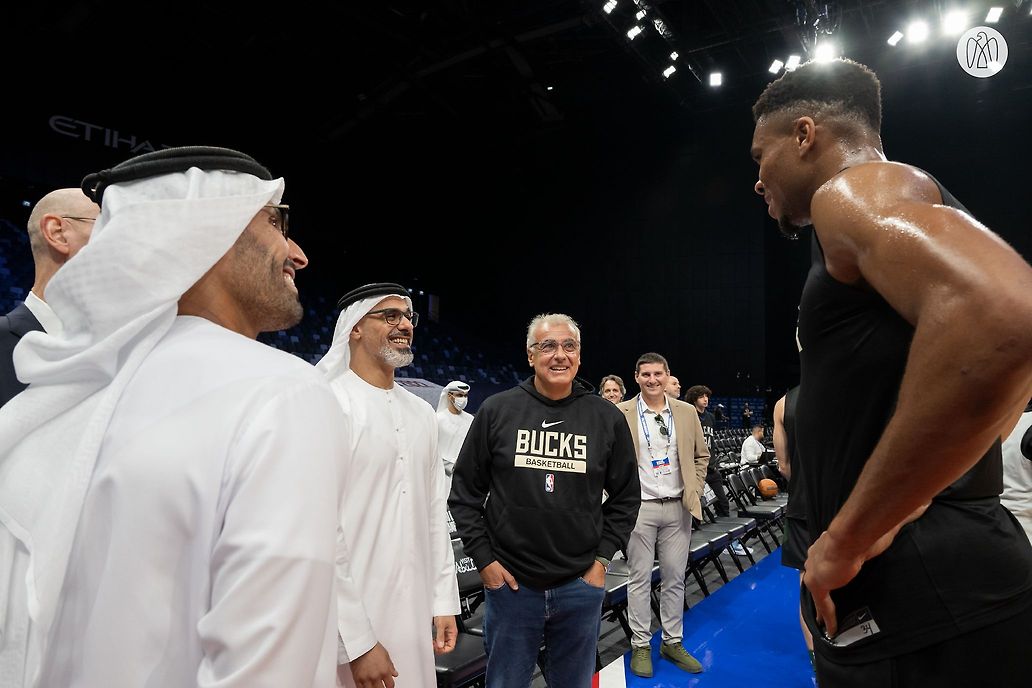 Khaled bin Mohamed bin Zayed meets with National Basketball Association ...