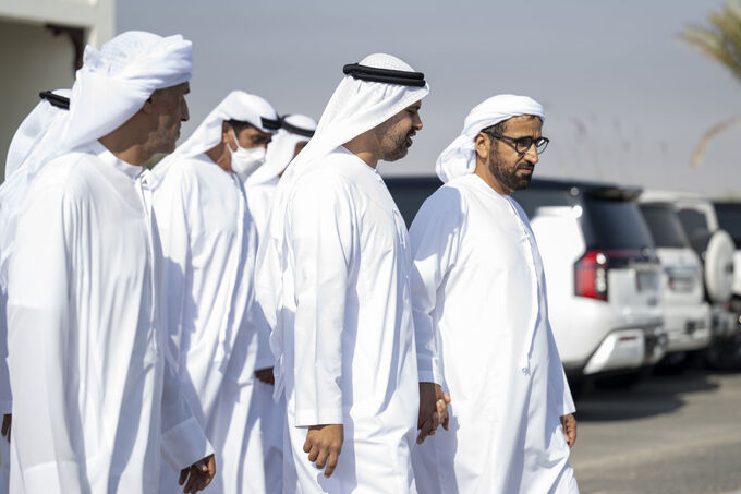 Theyab Bin Mohamed Bin Zayed Offers Condolences To Faris Khalaf Al