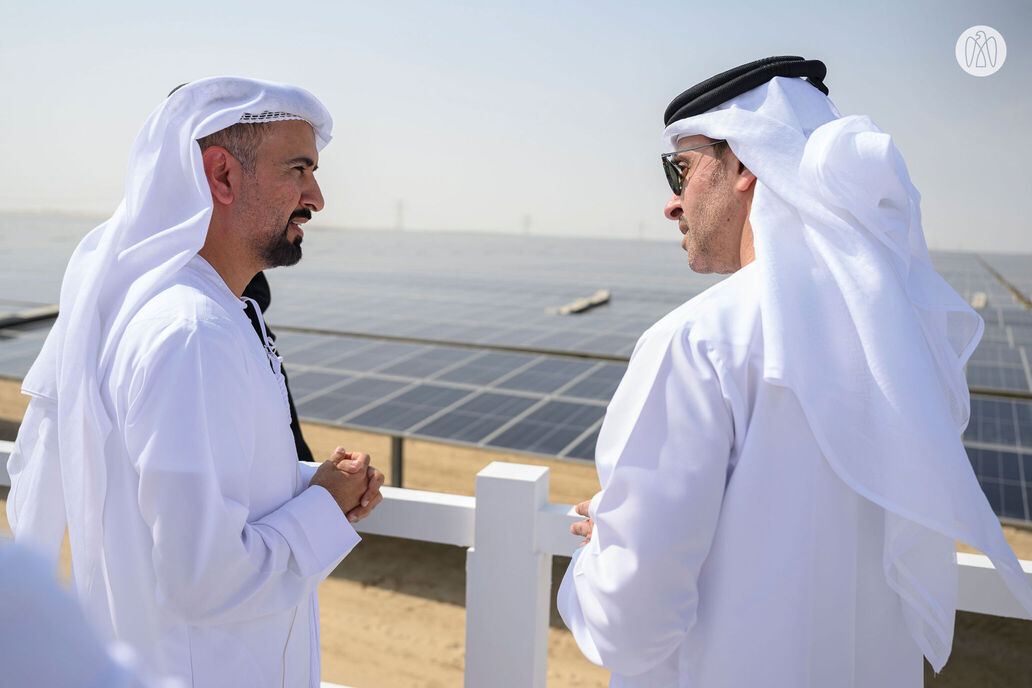 Hazza bin Zayed inaugurates Al Dhafra Solar PV project
