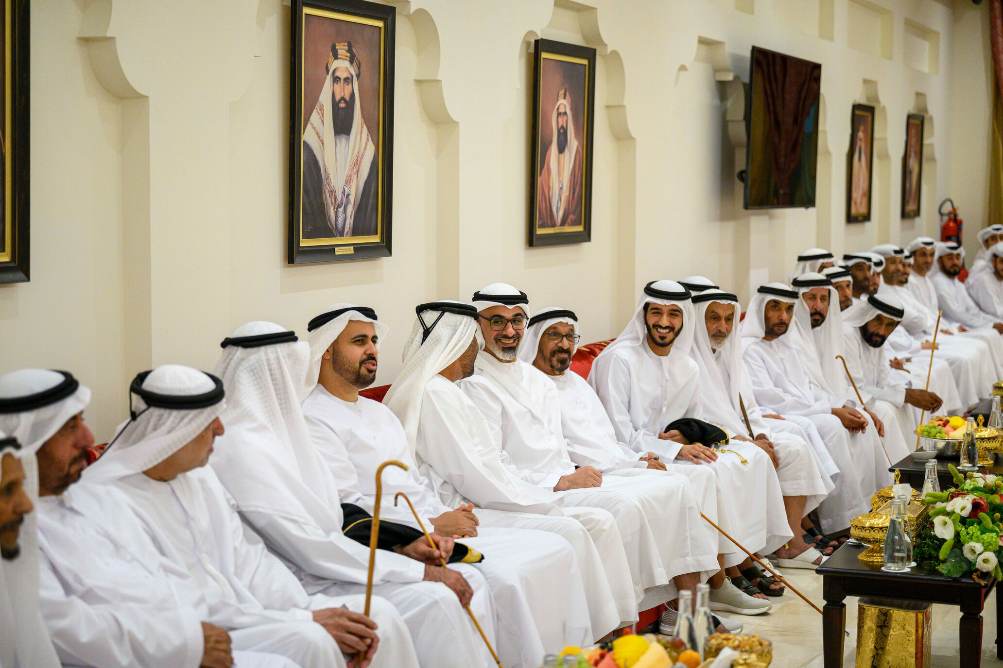 Crown Prince of Abu Dhabi attends Al Kaabi and Al Ketbi weddings