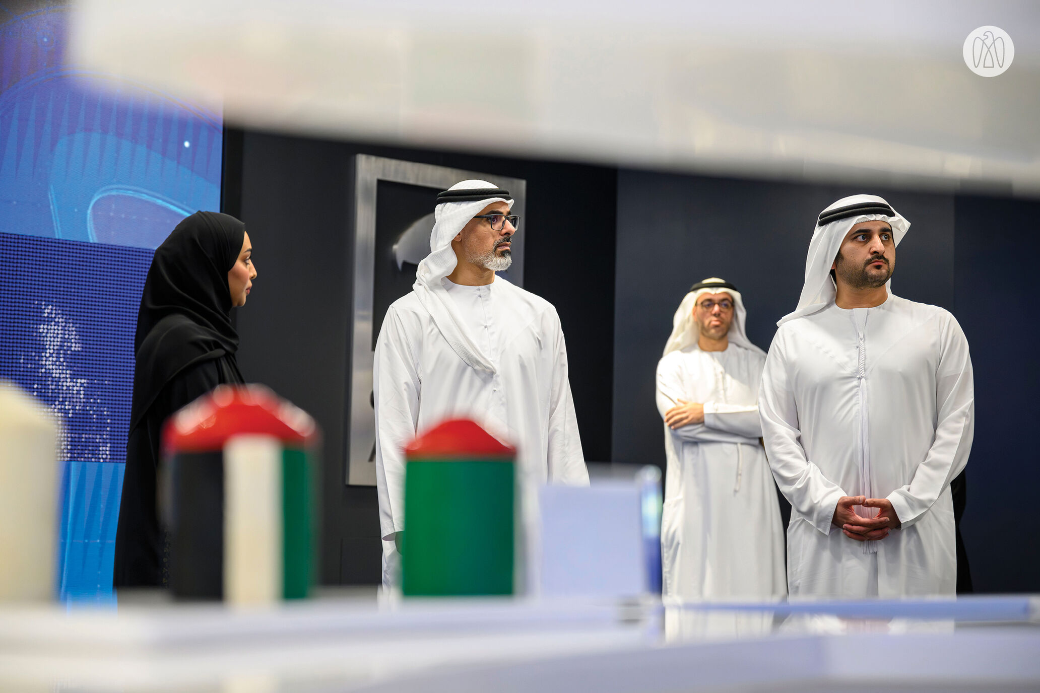 Khaled bin Mohamed bin Zayed receives Maktoum bin Mohammed bin Rashid ...