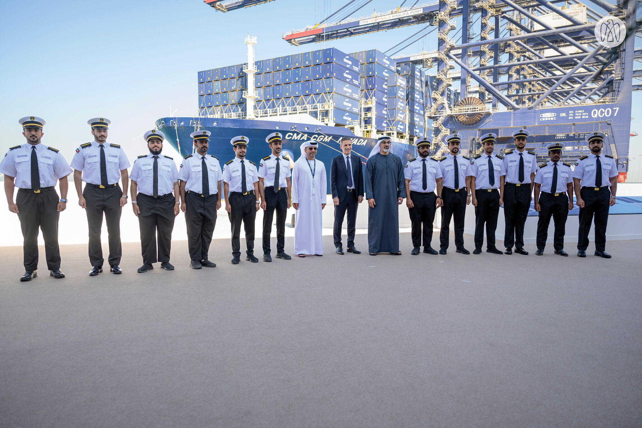 Khaled bin Mohamed bin Zayed Inaugurates CMA Terminals Khalifa Port