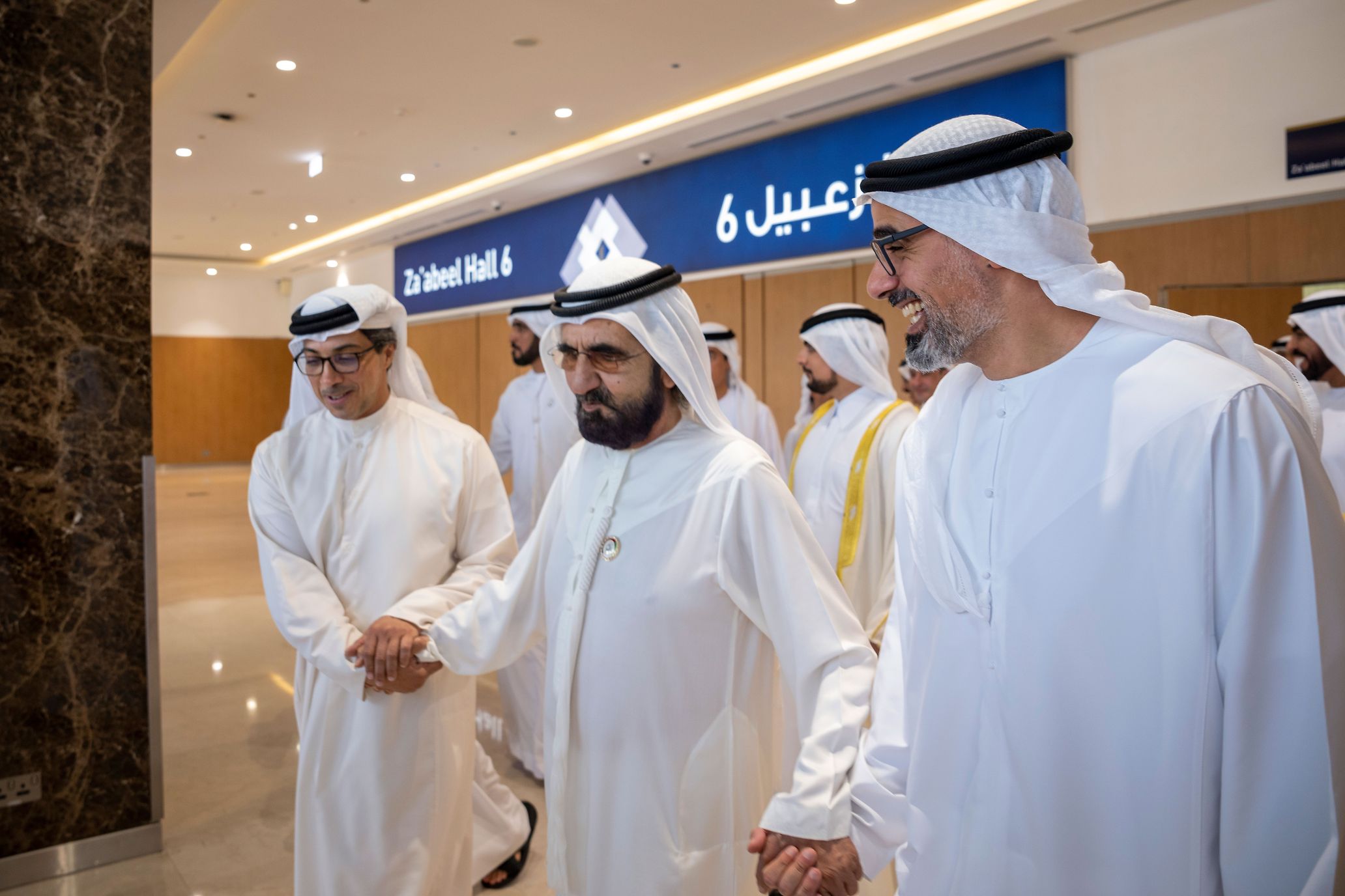 Mohammed Bin Rashid Receives Congratulations From Mansour Bin Zayed And Khaled Bin Mohamed Bin 