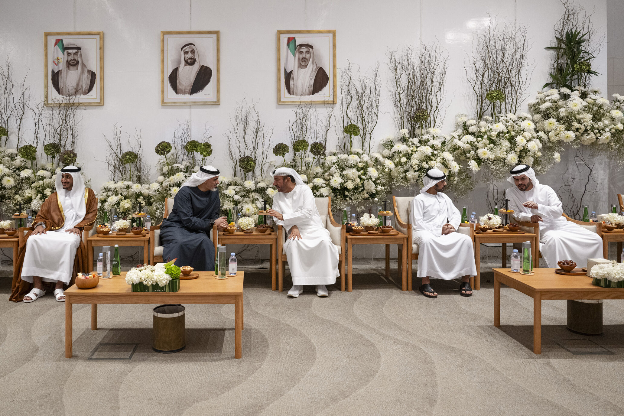 Khaled bin Mohamed bin Zayed attends Abdullah Mohamed Salem Al Dhaheri ...