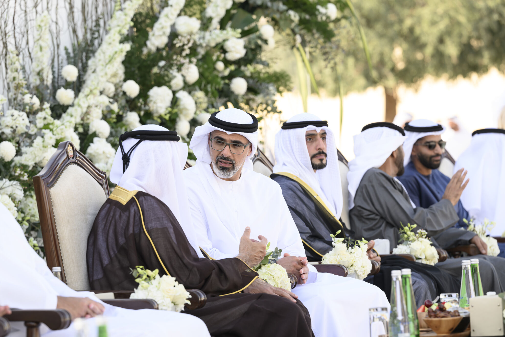 Ruler of Ras Al Khaimah and Crown Prince of Abu Dhabi attend Mohamed ...