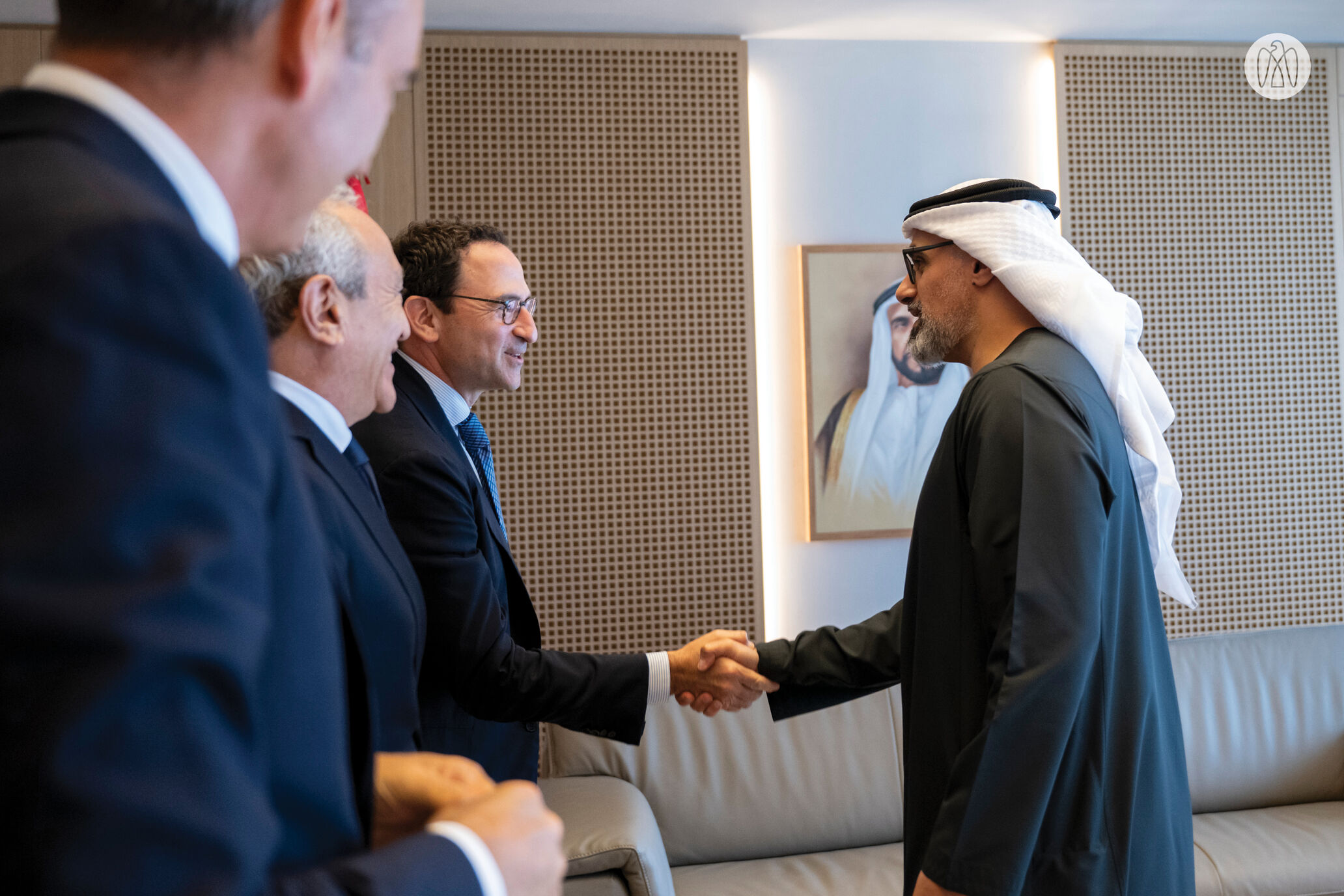 Khaled bin Mohamed bin Zayed meets board members of XRG