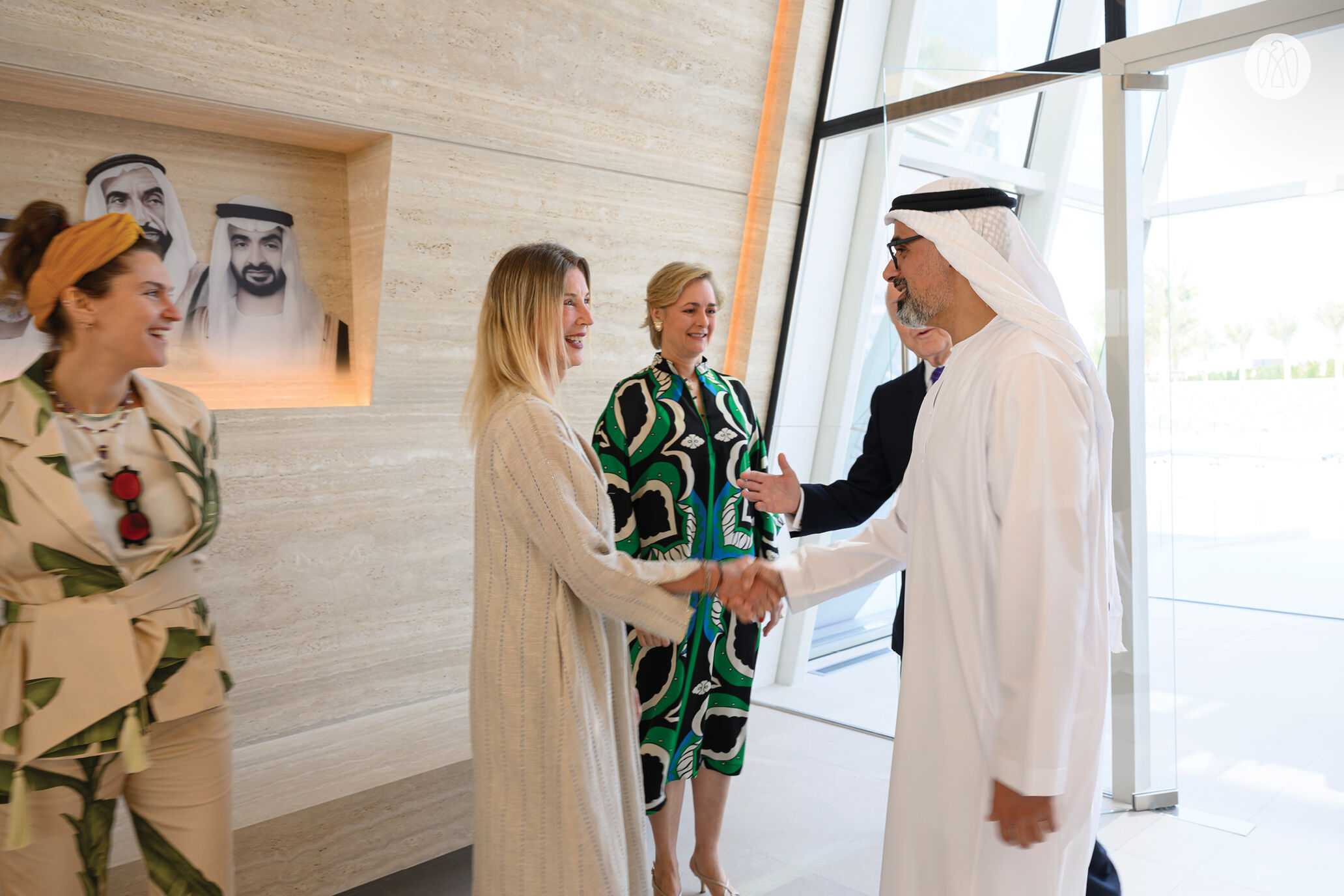 Khaled bin Mohamed bin Zayed visits Bassam Freiha Art Foundation
