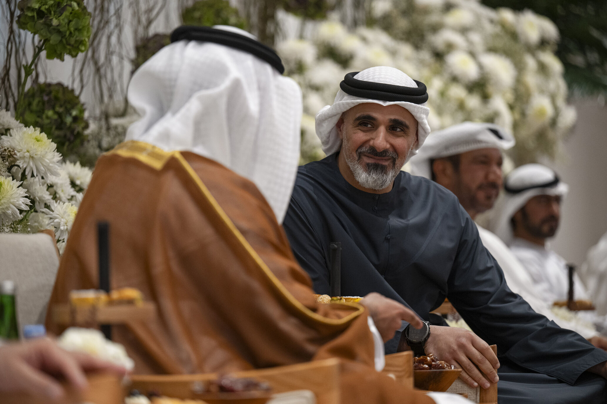 Khaled bin Mohamed bin Zayed attends Abdullah Mohamed Salem Al Dhaheri ...