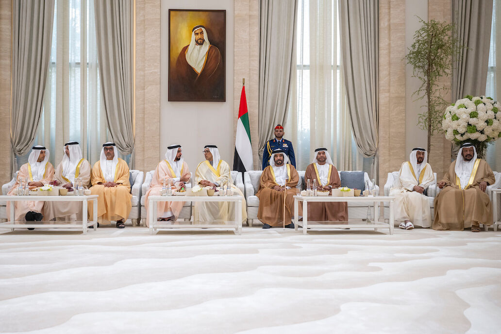 Mansour bin Zayed and Khaled bin Mohamed bin Zayed receive Crown ...