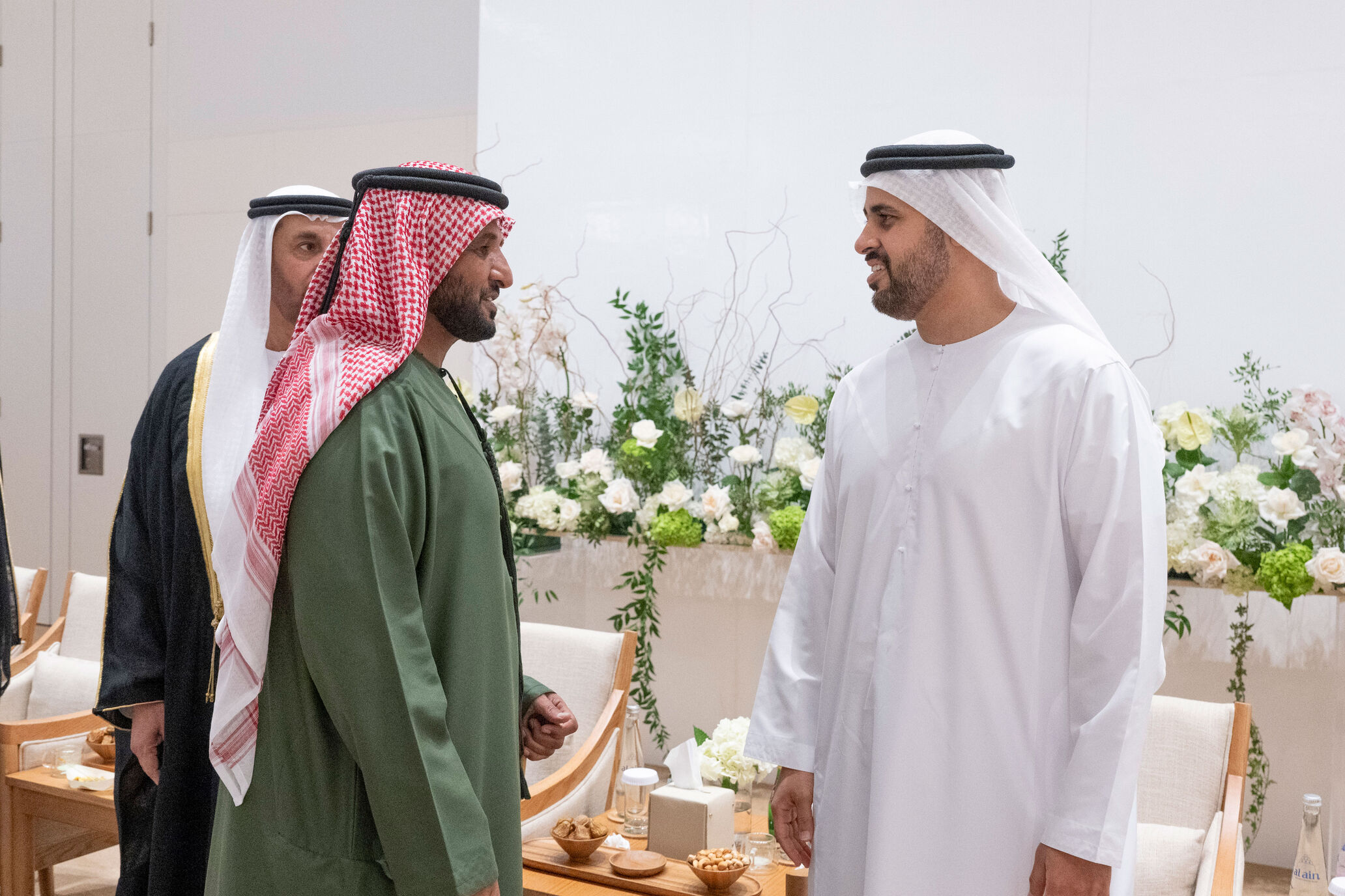 Crown Prince of Abu Dhabi attends Al Mady and Al Mansoori wedding reception