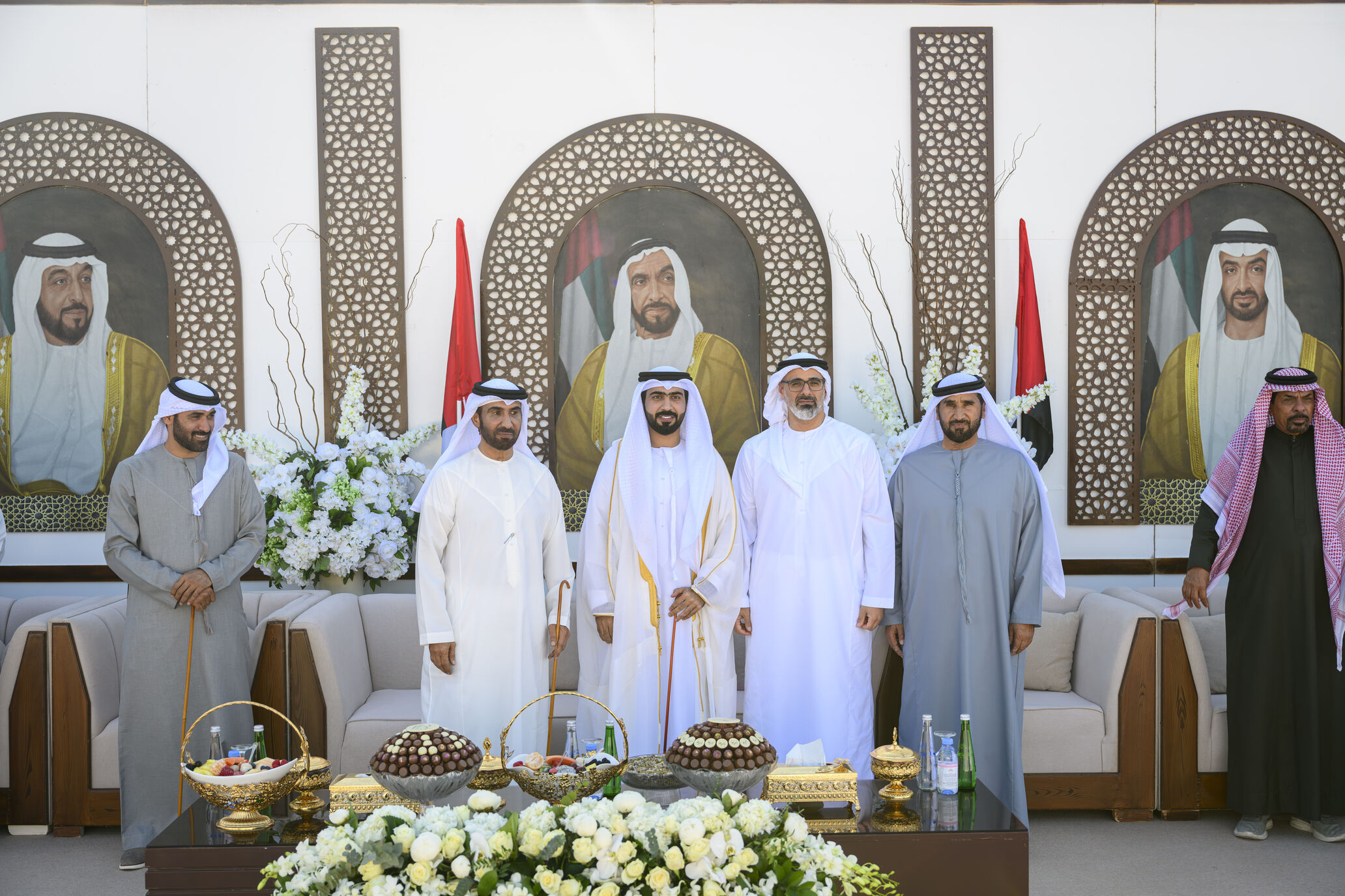 Khaled bin Mohamed bin Zayed attends Hamad Jumaa Al Suwaidi wedding ...
