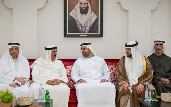 Theyab Bin Mohamed Bin Zayed Attends Mohamed Salem Al Qemzi Wedding