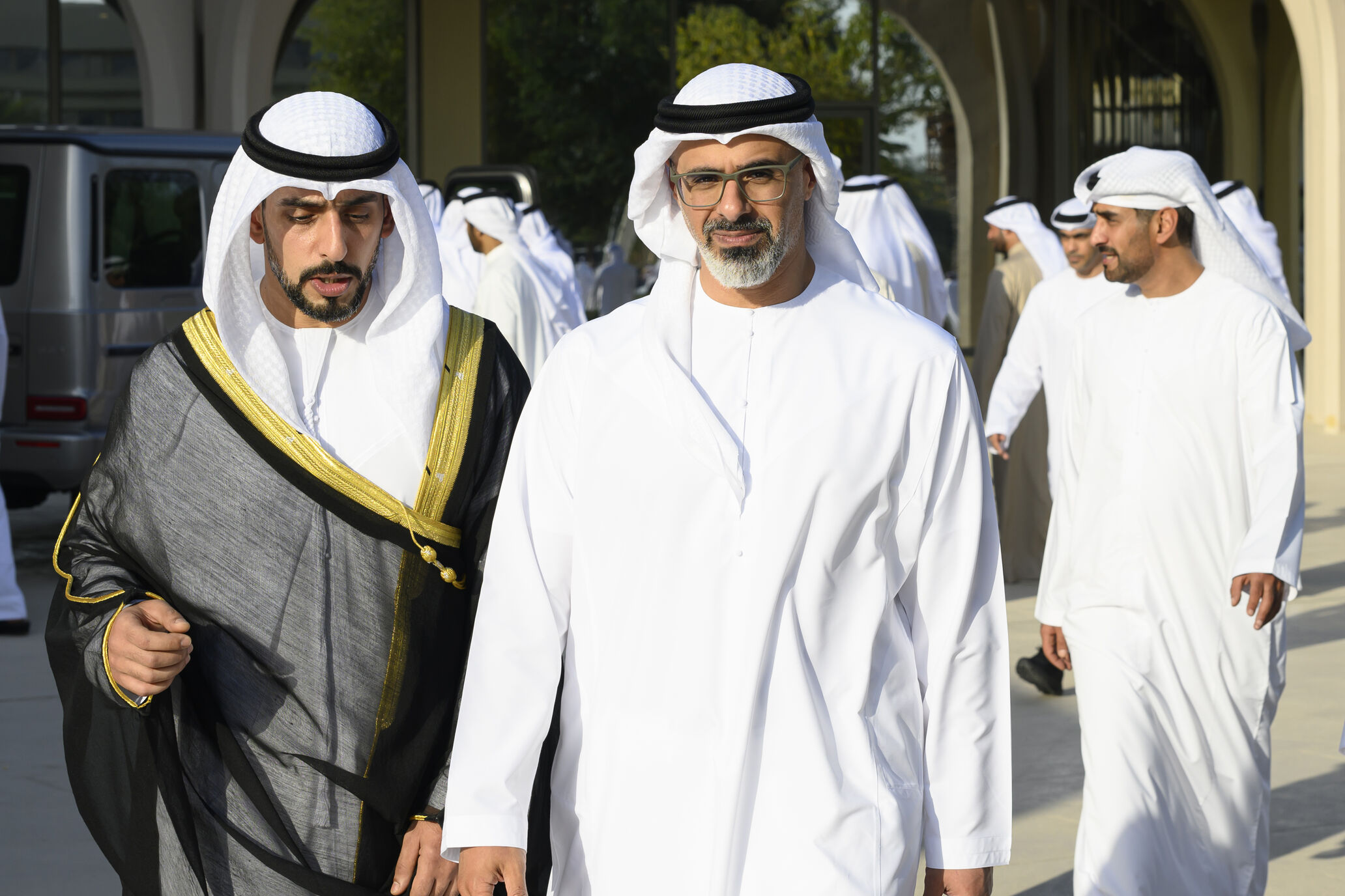 Ruler of Ras Al Khaimah and Crown Prince of Abu Dhabi attend Mohamed ...