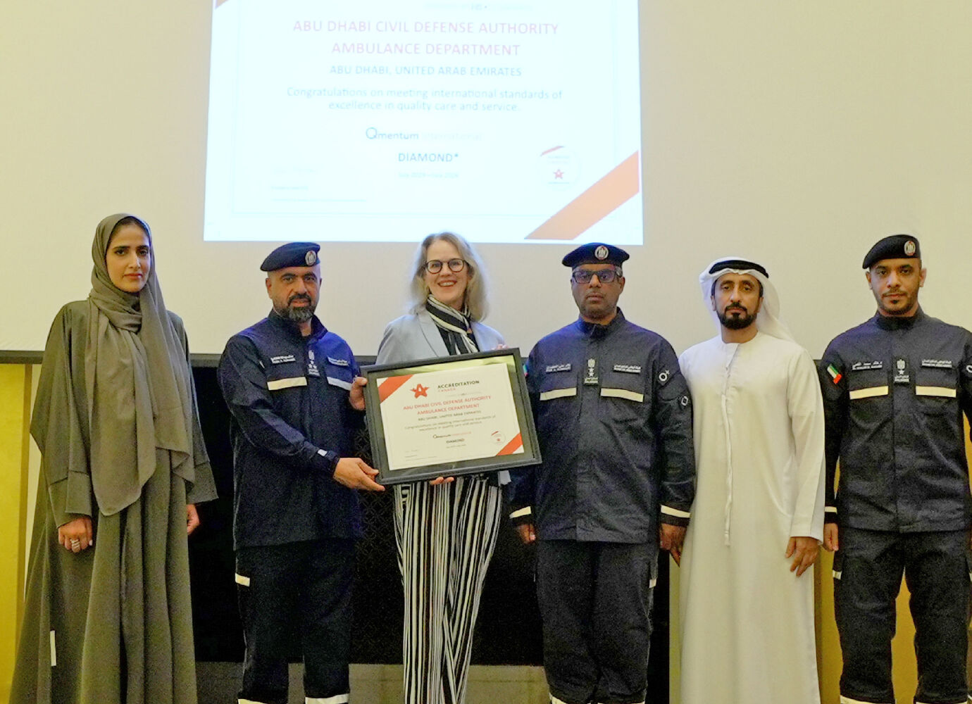 Abu Dhabi Civil Defense Authority receives international accreditation ...