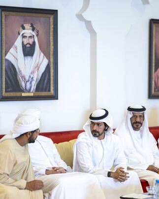 Khalifa bin Tahnoon bin Mohammed attends Humaid Rashed Al Shamsi ...