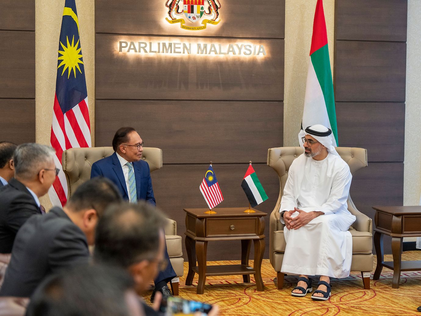 Khaled bin Mohamed bin Zayed meets Prime Minister of Malaysia in Kuala ...