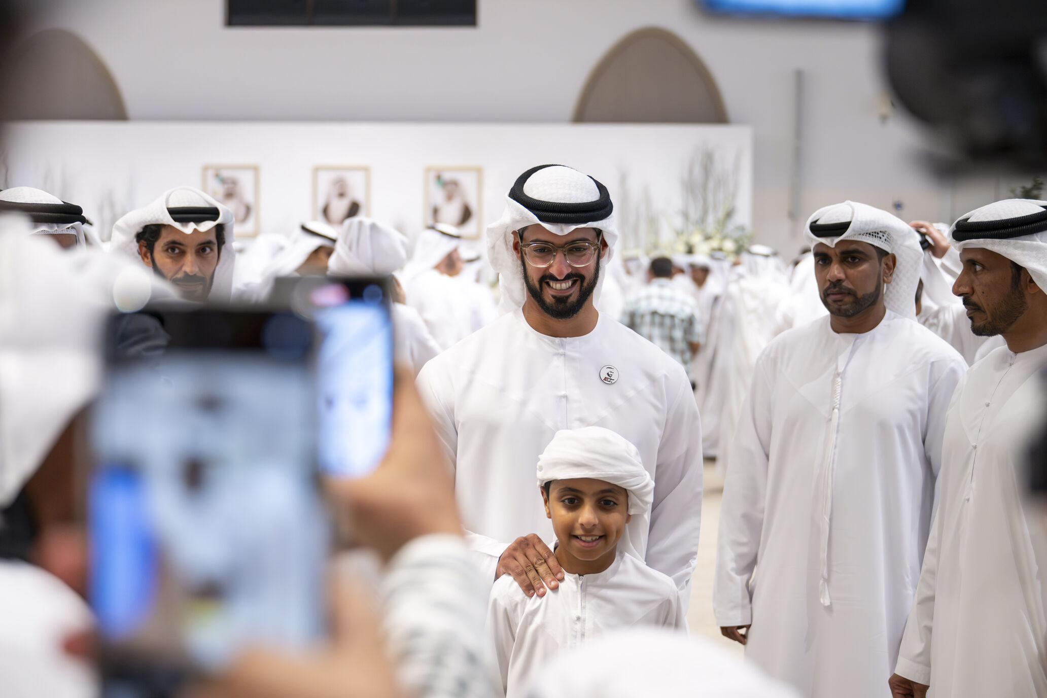 Zayed bin Hamdan bin Zayed attends Thani bin Mohamed bin Jibarah ...