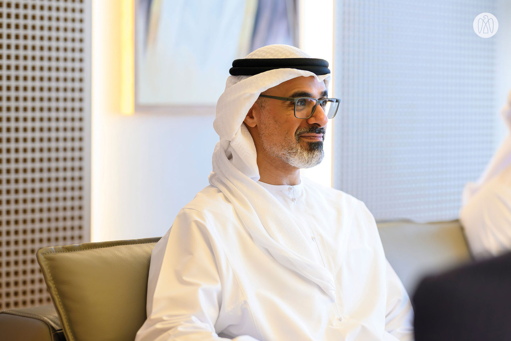 Khaled bin Mohamed bin Zayed meets Chairman of Milken Institute