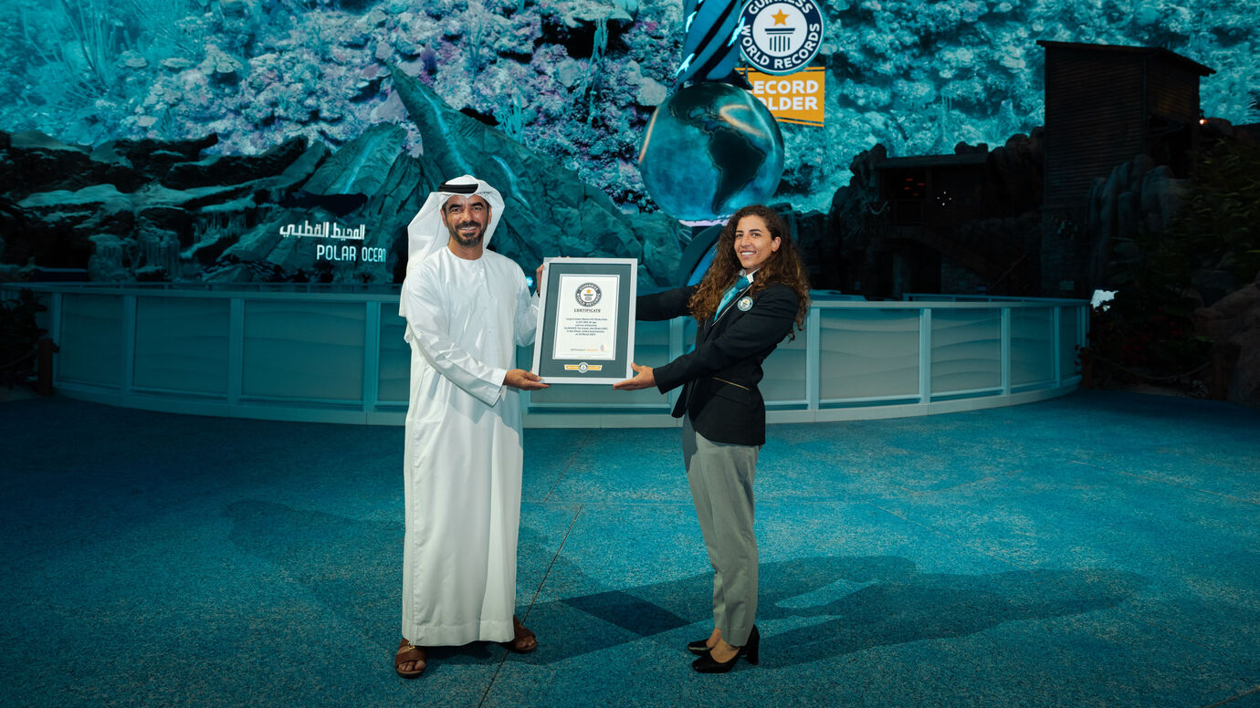 SeaWorld Yas Island, Abu Dhabi sets record as world’s largest indoor ...