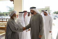 Theyab bin Mohamed bin Zayed offers condolences on the passing of Salem ...