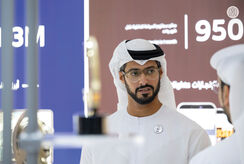 Zayed bin Hamdan bin Zayed visits 2nd Global Media Congress