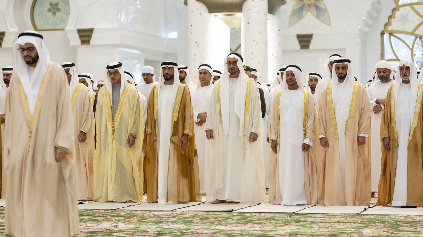 UAE President performs Eid Al Adha prayer at Sheikh Zayed Grand Mosque