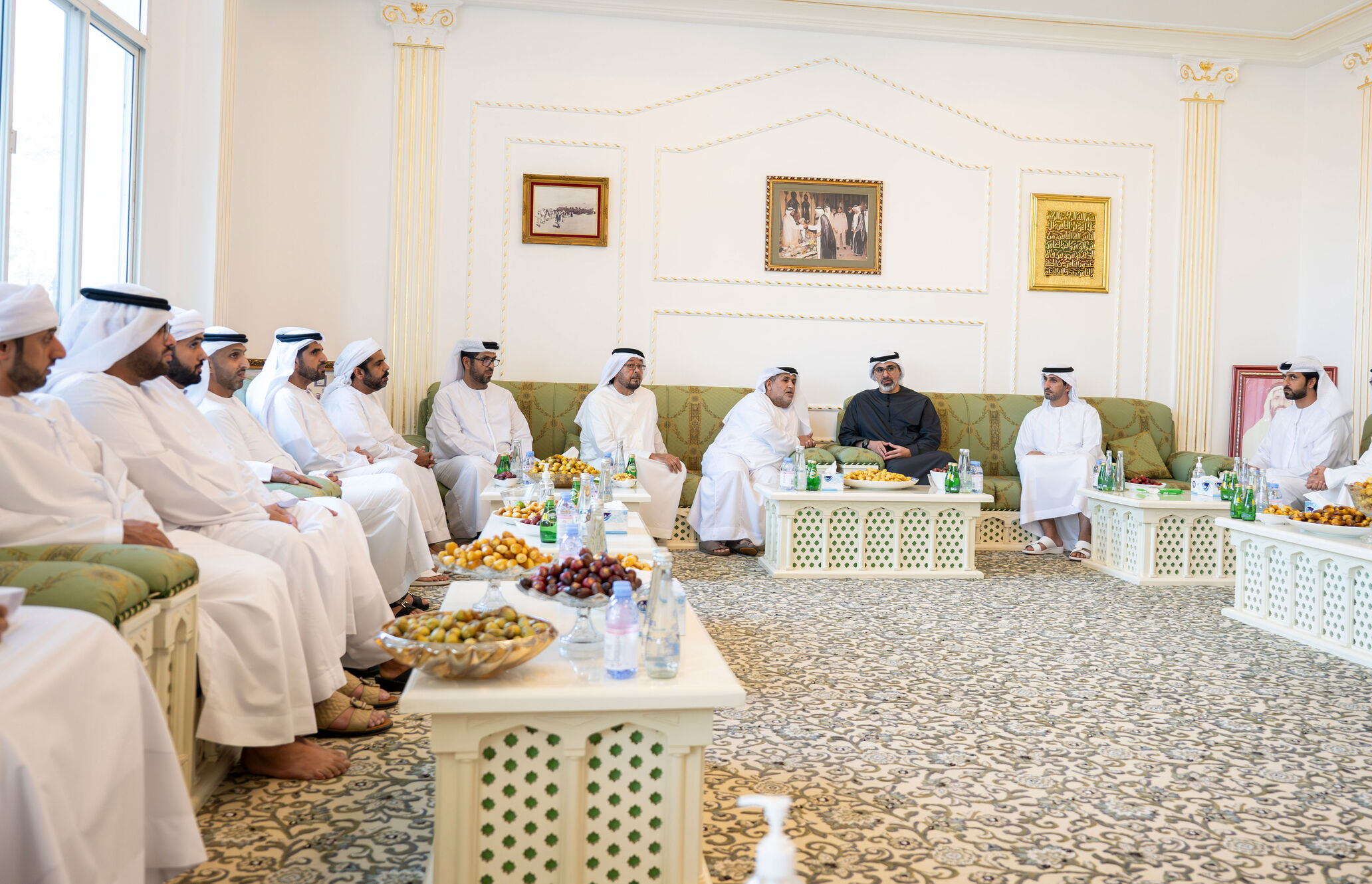 Khaled bin Mohamed bin Zayed offers condolences on the passing of Shamma Ahmed Eissa Al Hameli