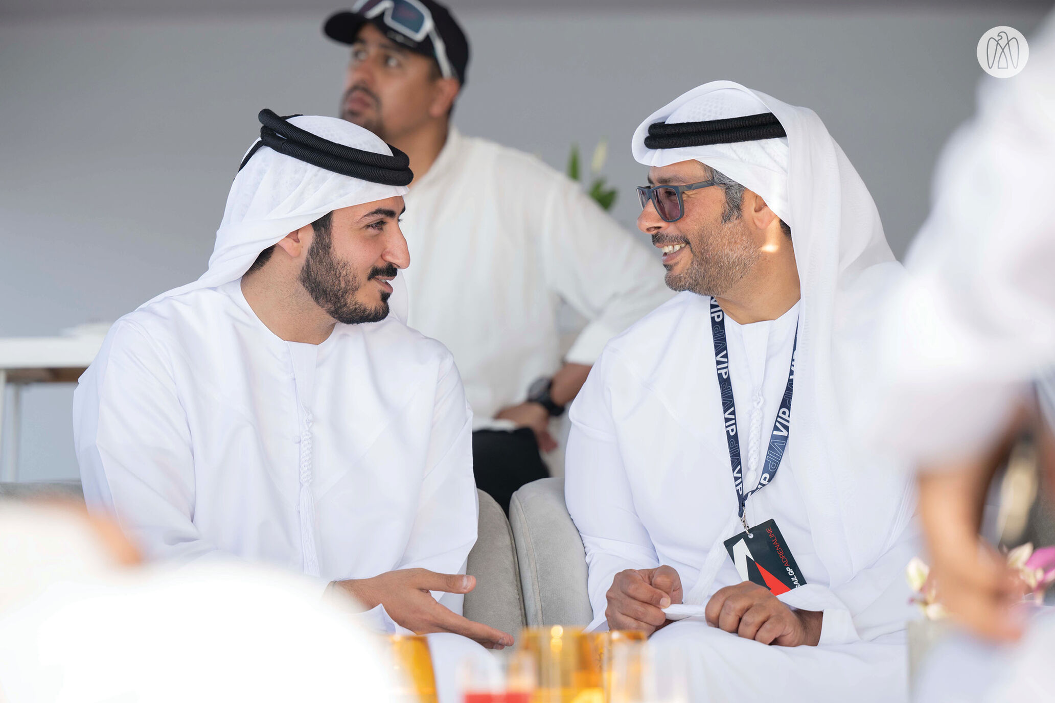 In the presence of Ahmed bin Hamdan and Mohammed bin Sultan bin Khalifa ...