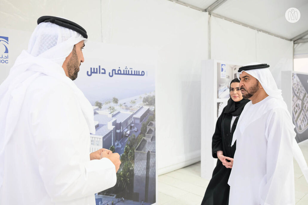 Hamdan bin Zayed visits Das Island and lays cornerstone of a new ...
