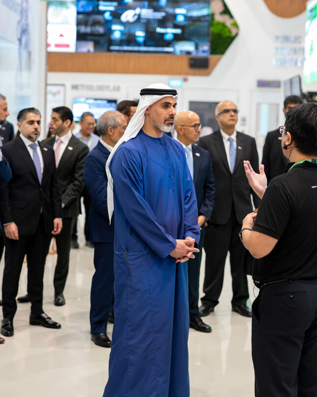 Mansour Bin Zayed Khaled Bin Mohamed Bin Zayed And Sheikhs Perform Eid