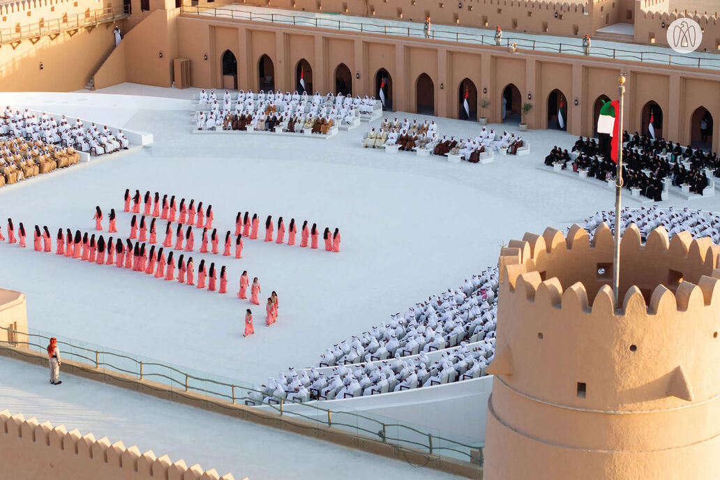 Hamdan bin Zayed attends Al Dhafra Fort ceremony to mark UAE 52nd Union Day