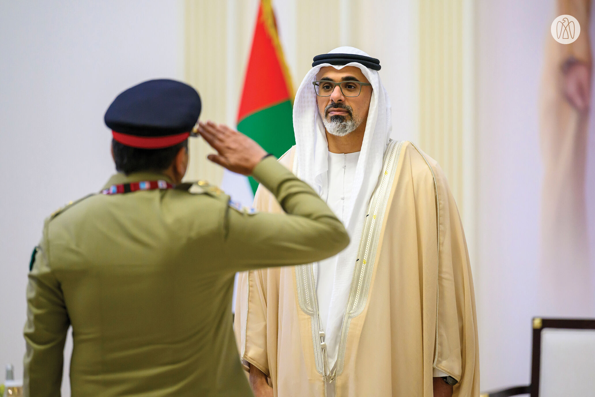 Khaled bin Mohamed, Hamdan bin Mohammed receive delegations attending Dubai Airshow 2023