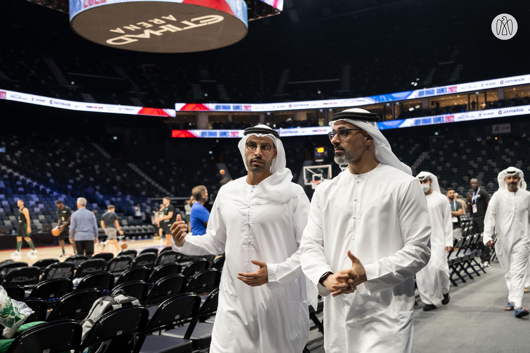 Khaled bin Mohamed bin Zayed meets with National Basketball Association ...