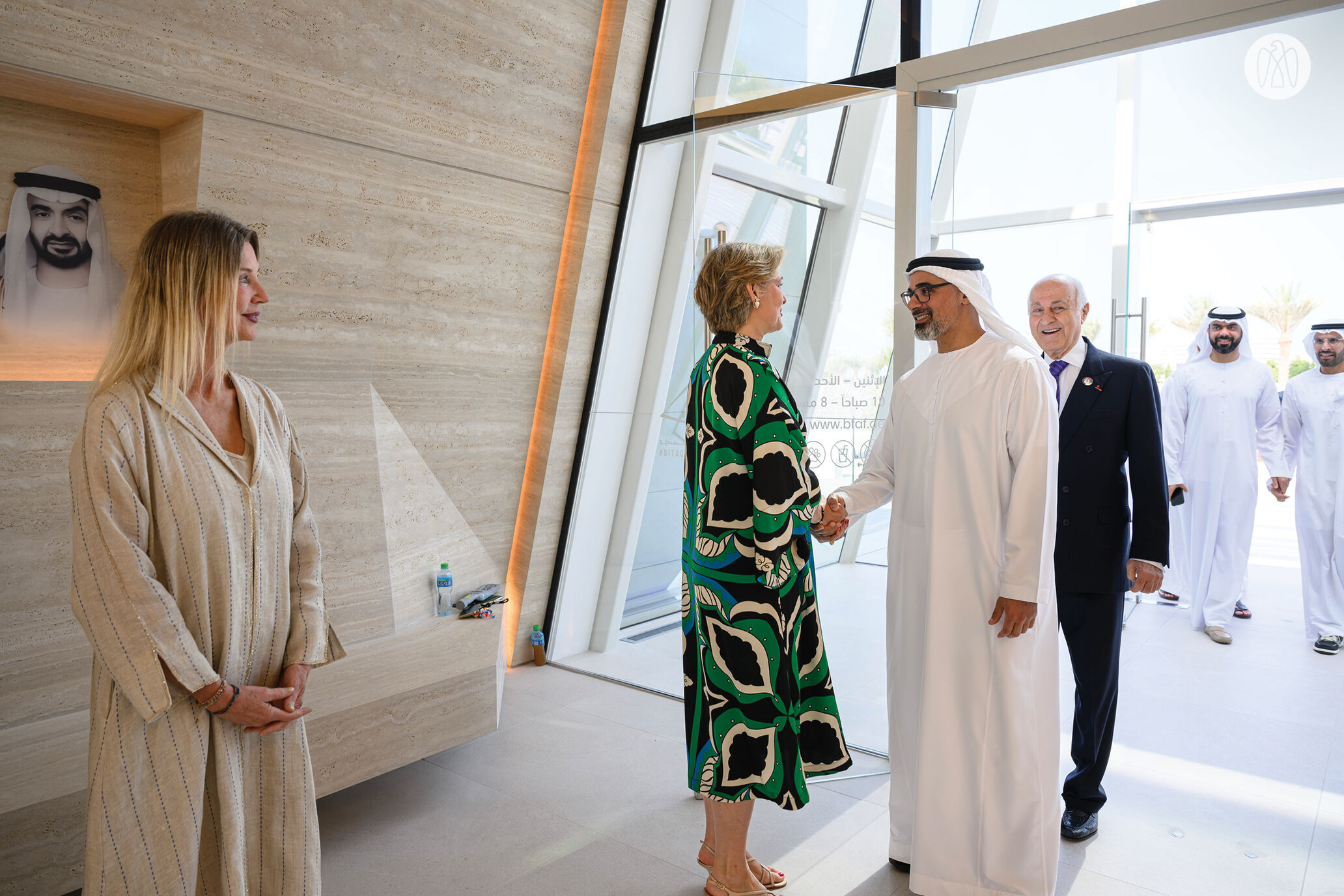 Khaled bin Mohamed bin Zayed visits Bassam Freiha Art Foundation