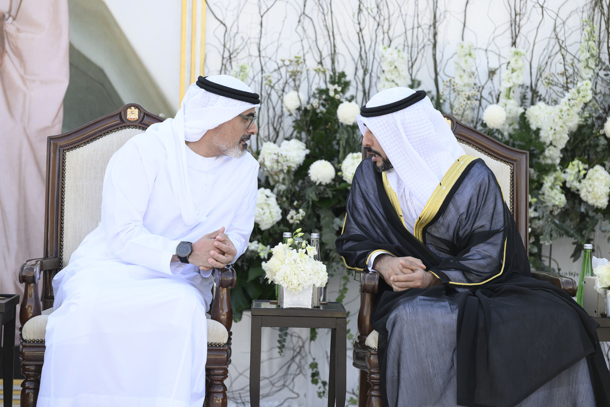 Ruler of Ras Al Khaimah and Crown Prince of Abu Dhabi attend Mohamed ...