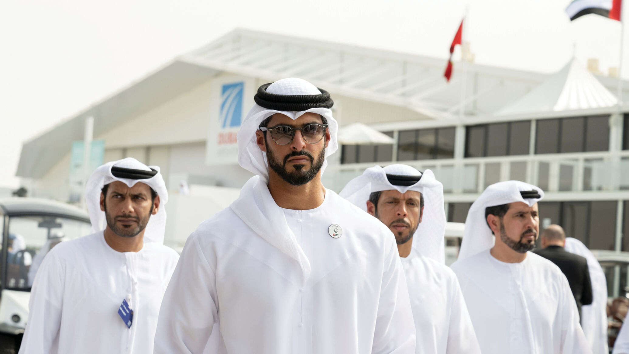 Zayed bin Hamdan bin Zayed visits Dubai Airshow 2023