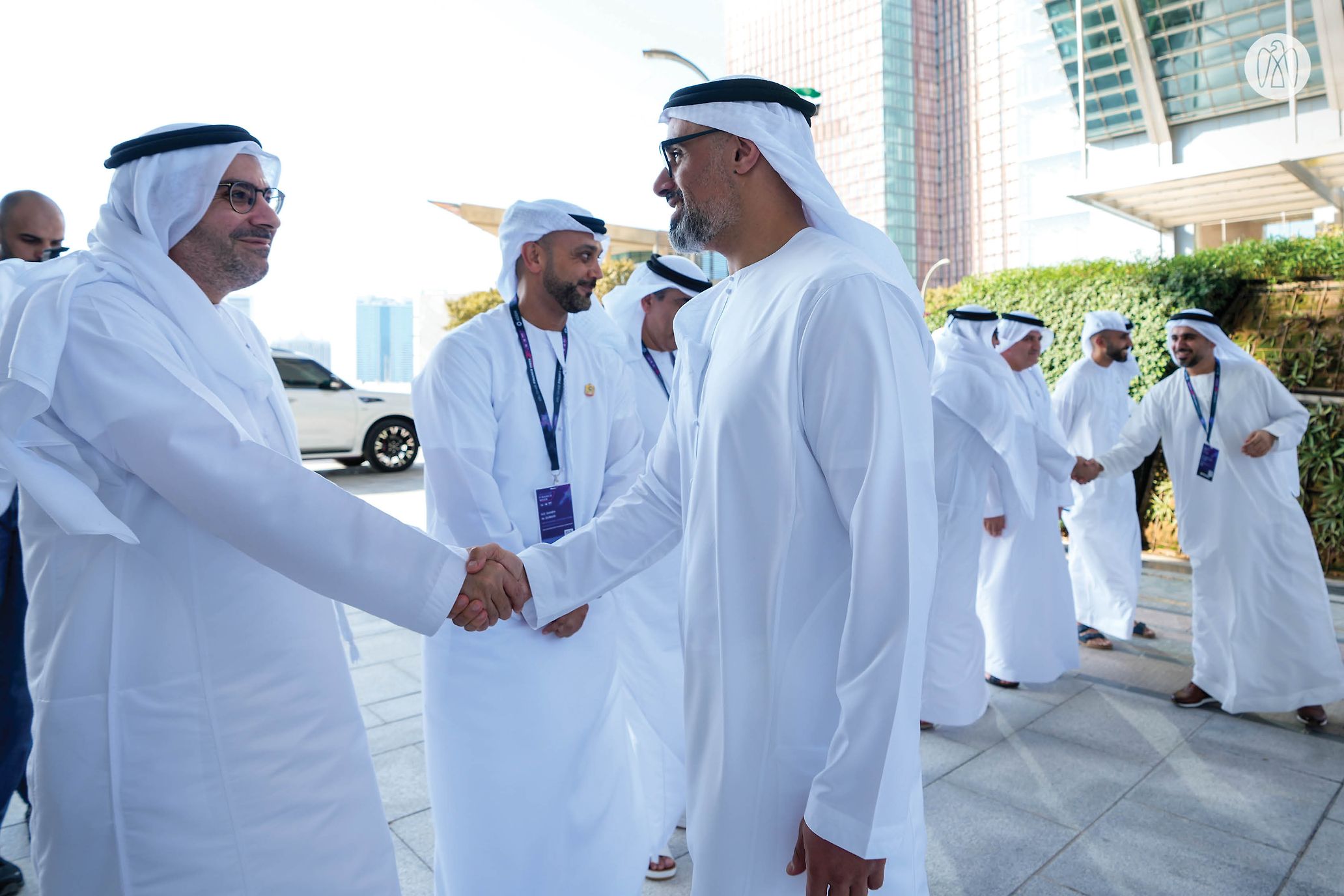 Khaled bin Mohamed bin Zayed tours Abu Dhabi Finance Week activities ...