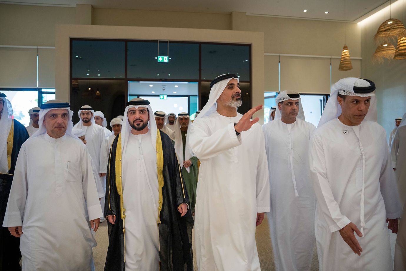 Crown Prince of Abu Dhabi attends wedding of Omar and Ali Mohammed Haji ...