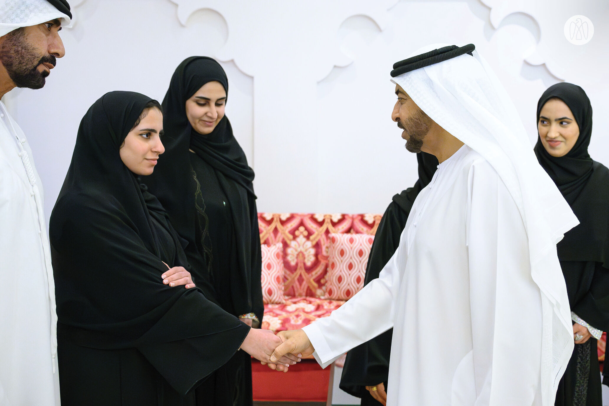 Hamdan bin Zayed receives top-achieving high school students from Al ...