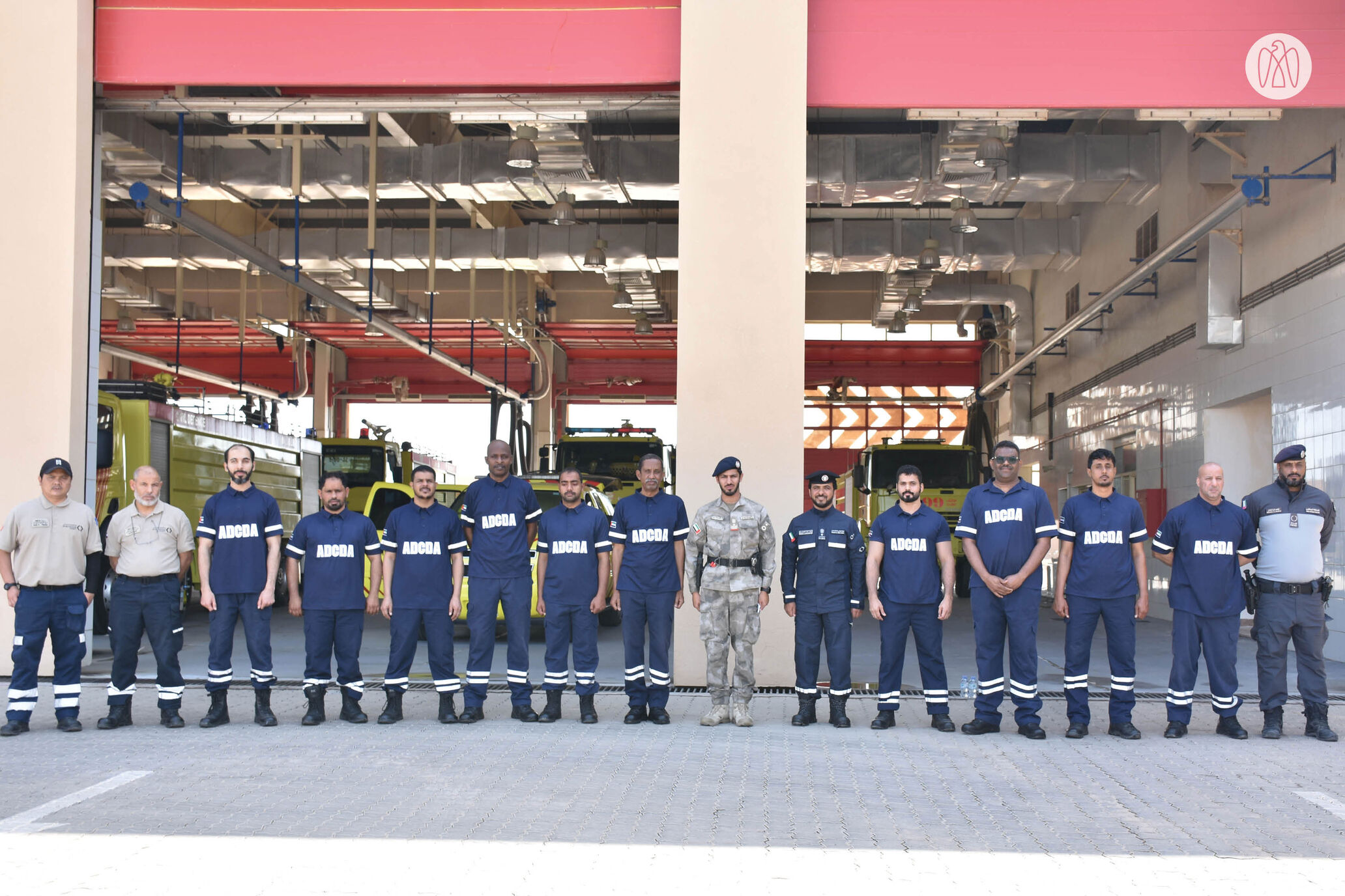 Zayed bin Hamad visits Abu Dhabi Civil Defence Authority response centres